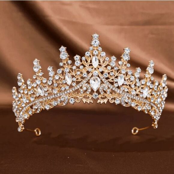 Wicked Silk | Accessories | Wicked Silkprom Quinceanera Jeweled Crown ...